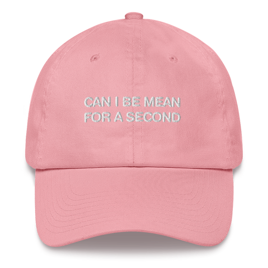 Can I Be Mean For A Second Dad Hat. – Good Shirts