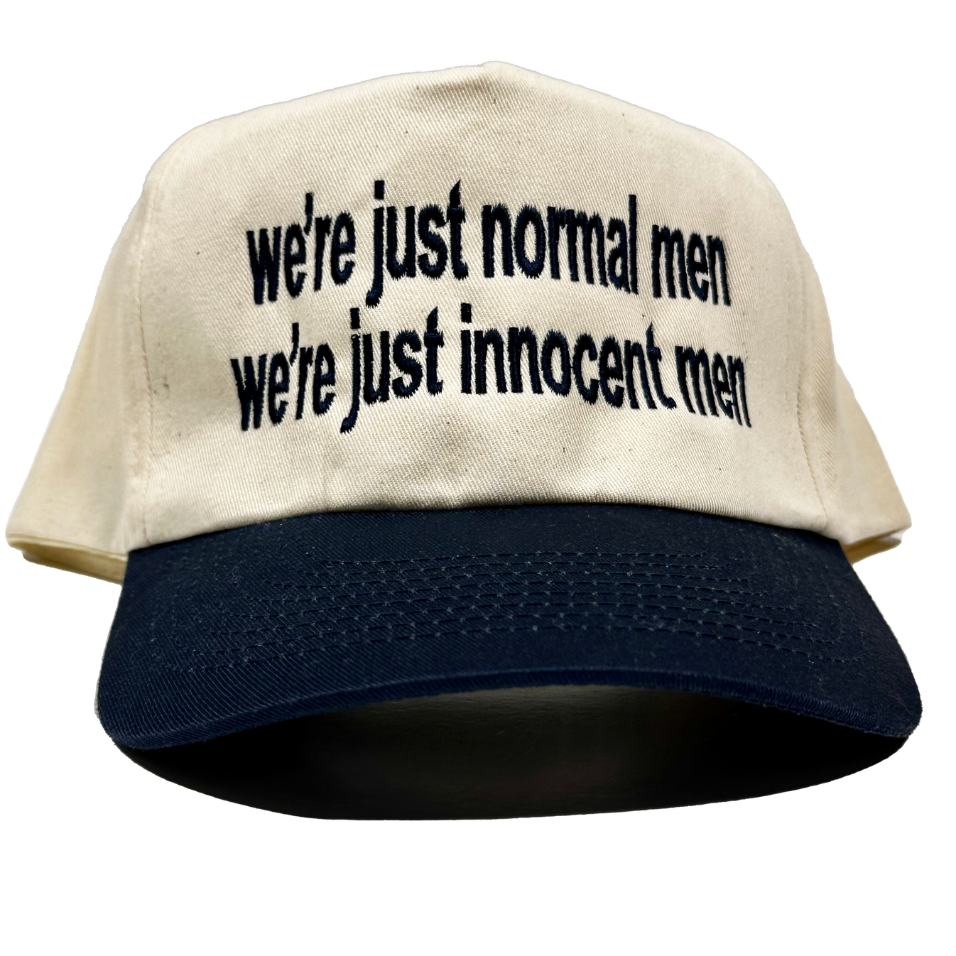 We're Just Normal Men, We're Just Innocent Men Hat. – Good Shirts